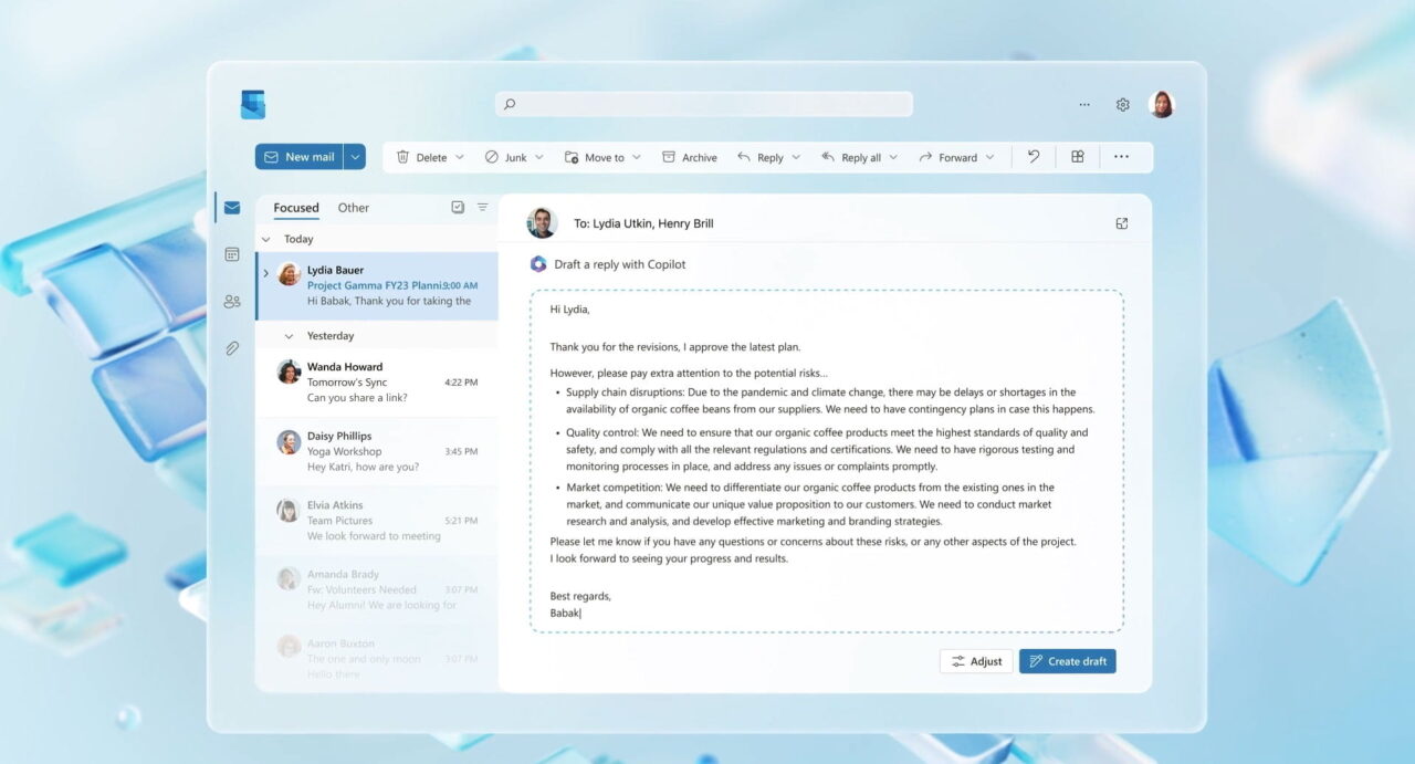 Outlook Copilot - Microsoft Office 365 - IT Support